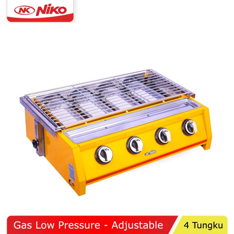 Jual Kompor Gas Pemanggang Niko NK-GR4 /GRILL GAS STOVE 4 TUNGKU ...