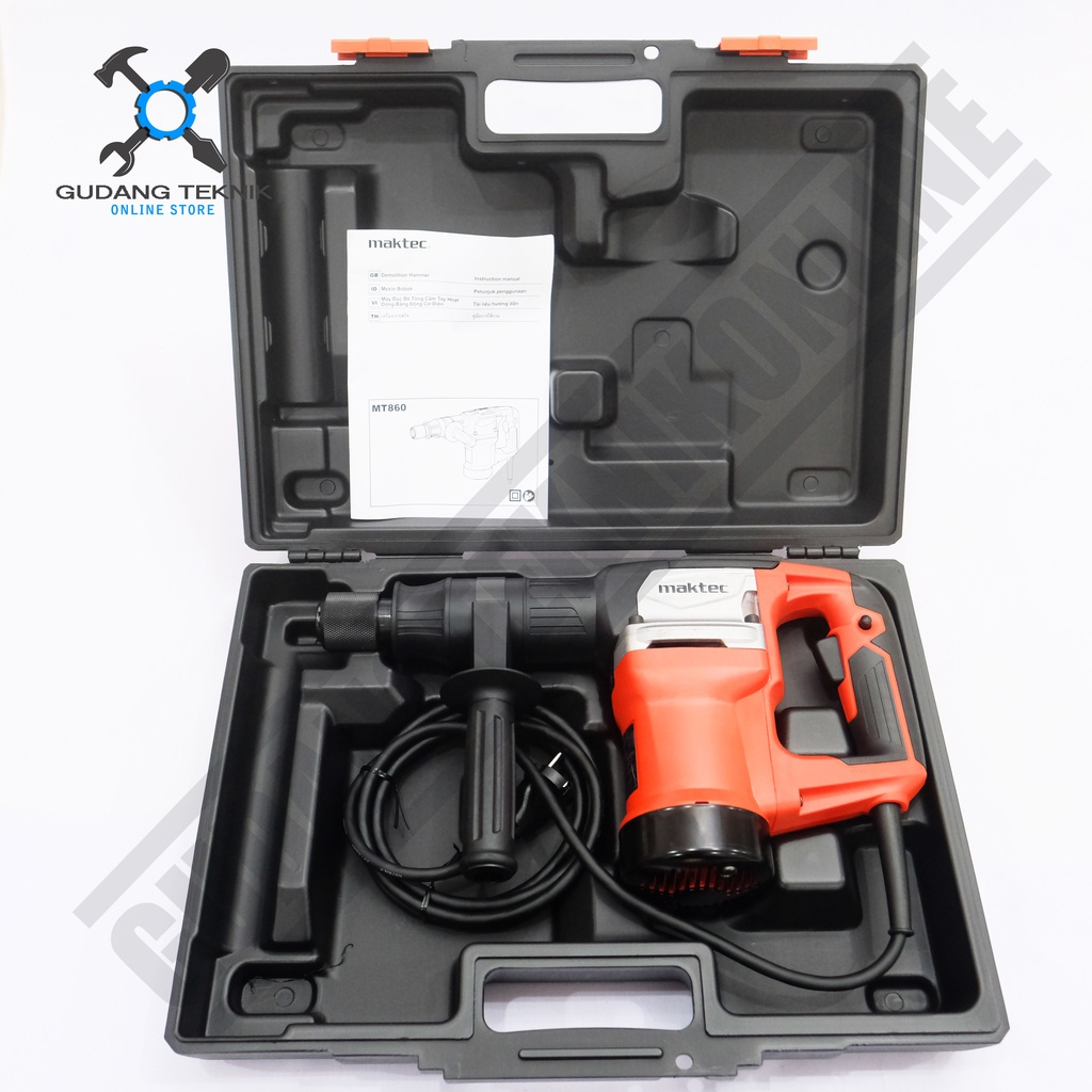 Jual Demolition Hammer MT860 MAKTEC x M8600B MAKITA / Mesin Bor Bobok Tembok Beton Listrik MT ...