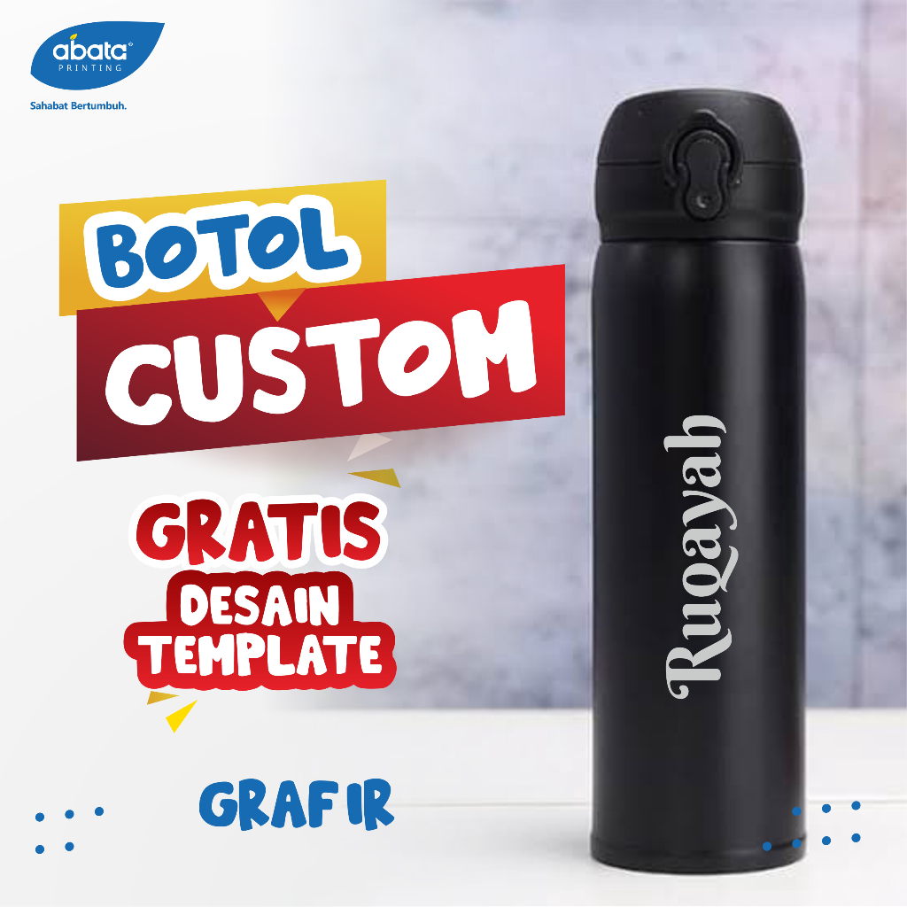 Jual Cetak Grafir Tumbler Stainles Stell Custom Nama/Logo Murah ...