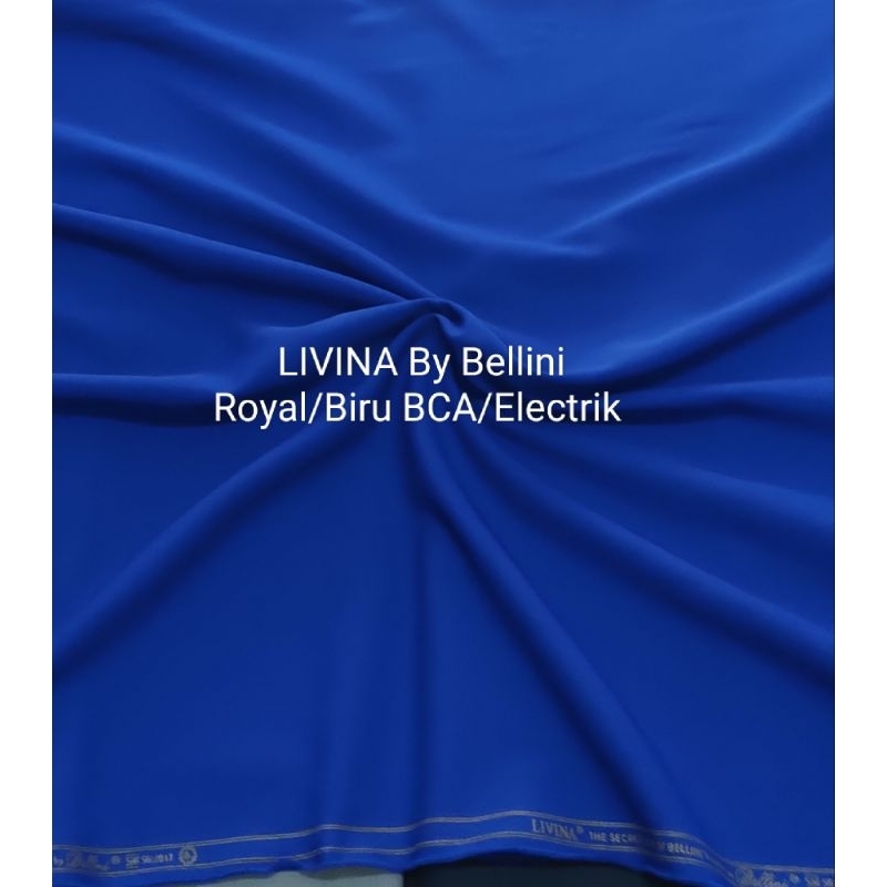 Jual Bahan Seragam Biru BCA/Royal/Biru elektrik dari LIVINA by Bellini | Shopee Indonesia