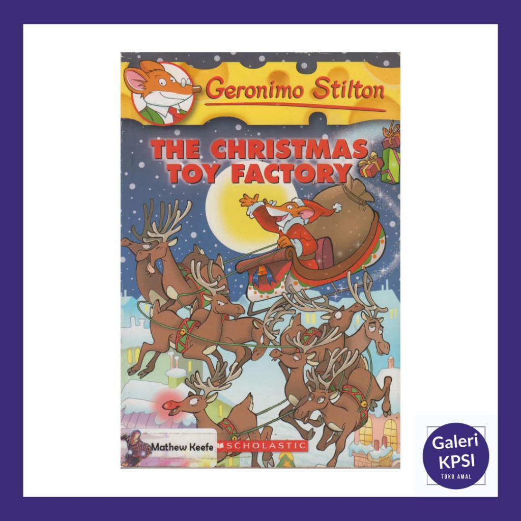 Jual Buku Cerita Bergambar Import "The Christmas Toy Factory" (Geronimo ...
