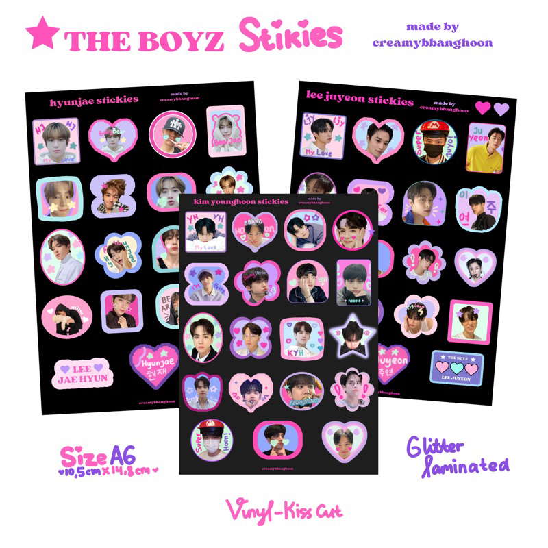 Jual Sticker The Boyz TBZ Member Deobo Stiker Deco (pre order) | Shopee ...