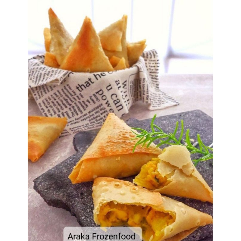Jual Baru!Samosa kentang kari Frozen,enak! | Shopee Indonesia