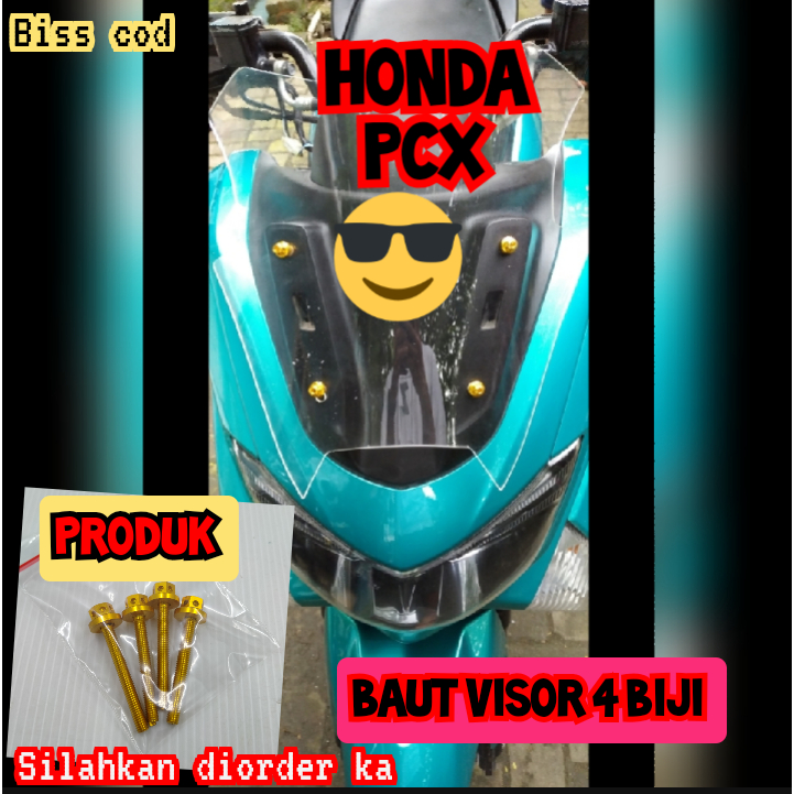 Jual Baut Visor Baut Winshield Probolt Nmax,Aerox,Lexi,Adv | Shopee ...