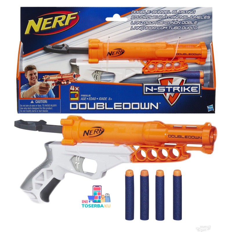 Jual NERF N STRIKE DOUBLEDOWN BLASTER / MAINAN ANAK SENJATA HASBRO ...