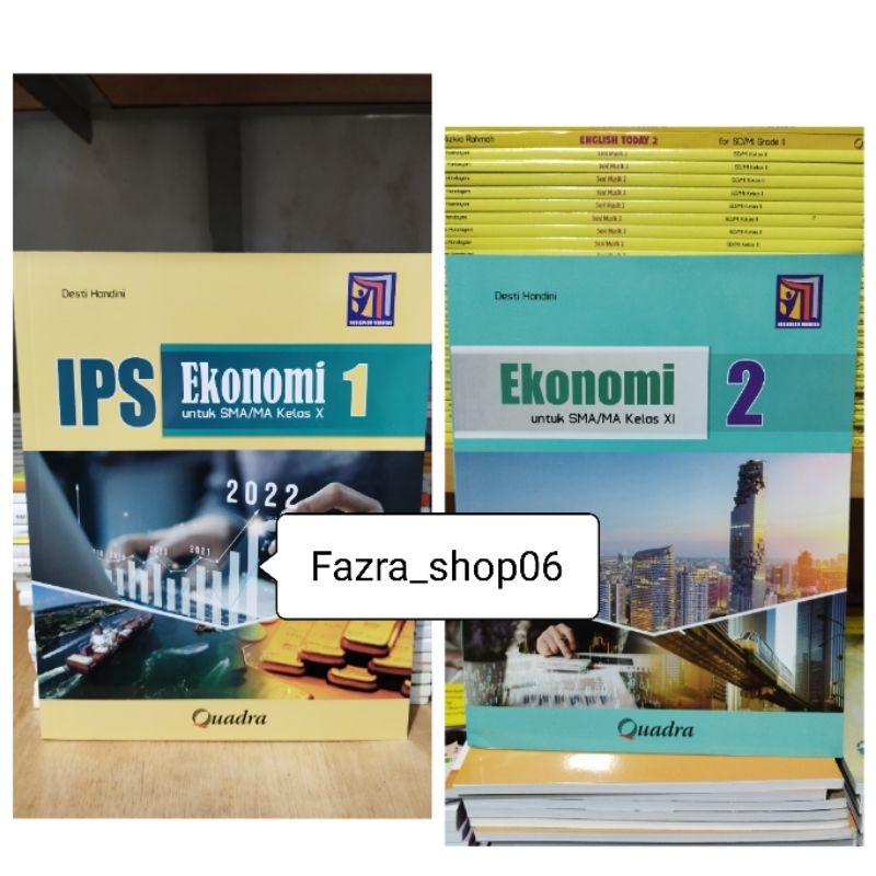 Jual NEW & ORI Buku IPS Ekonomi SMA MA kelas 1 10 X, 2 11 XI Kurikulum Merdeka Quadra | Shopee ...
