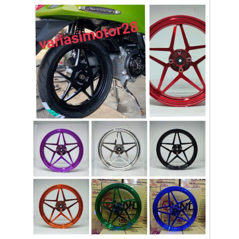 Jual VELG VND VSPEED GEN 2 BEAT / SCOOPY / GENIO / SPACY / VARIO 110 ...