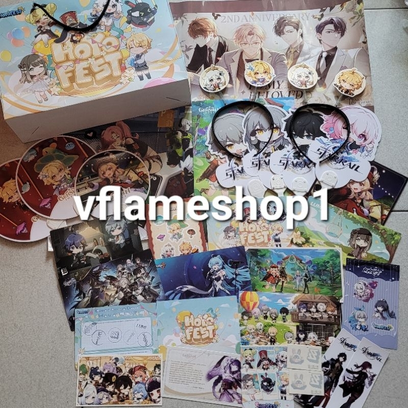 Jual FREEBIES MERCHANDISE OFFICIAL HOYOFEST 2023 JAKARTA POP UP EVENT ...