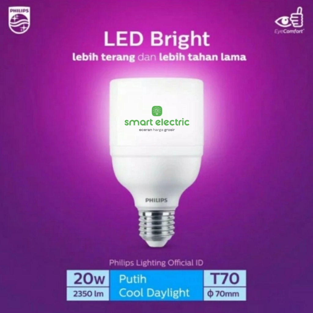 Jual Philips My Care LED Bright 20 Watt Lampu Terang Bohlam Bagus Murah ...