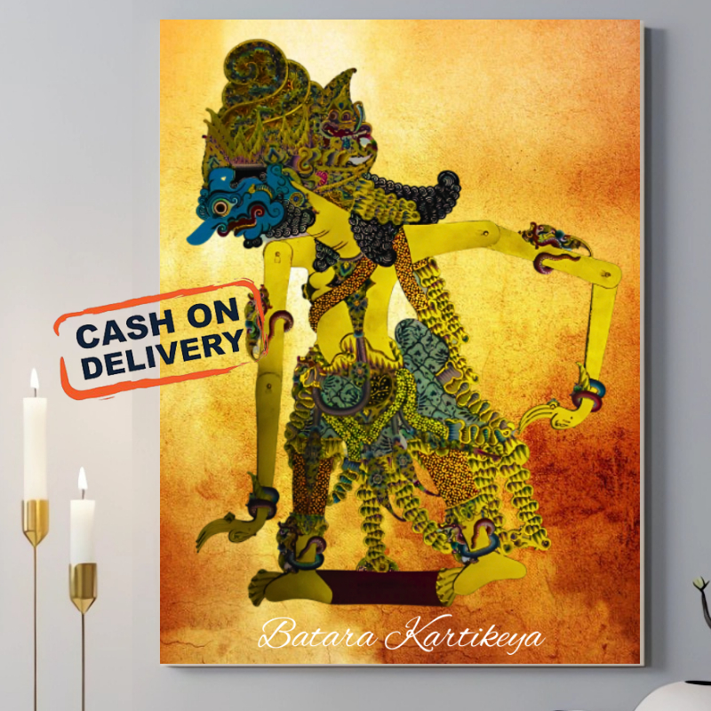 Jual Poster Wayang Kulit Batara Kartikeya Untuk Hiasan Dinding Atau ...
