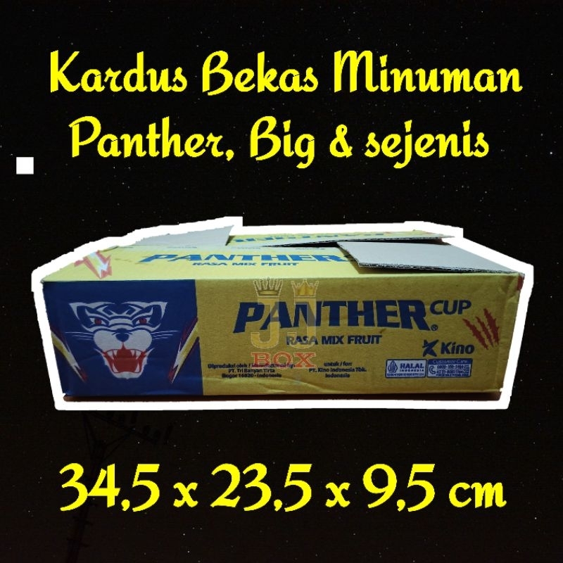 Jual KARDUS BEKAS MINUMAN PANTHER, BIG & SEJENIS | Shopee Indonesia