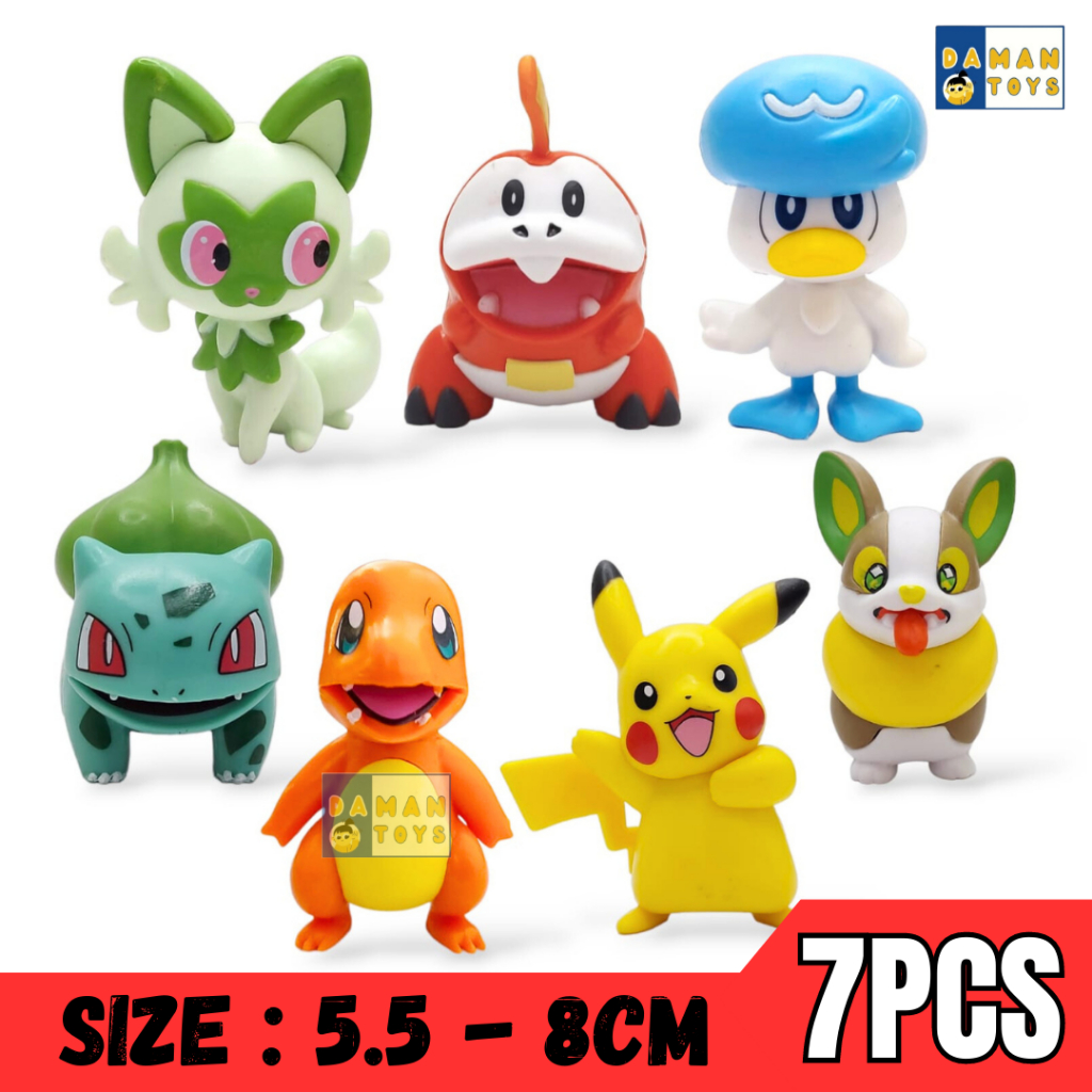 Jual Mainan Action Figure Pokemon Legendaris Charizard Mewtwo Venusaur ...