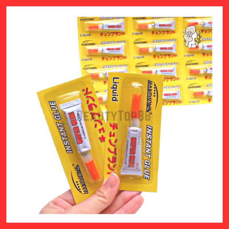 Jual lem power glue lem perekat super handsome eceran lem super tahan ...