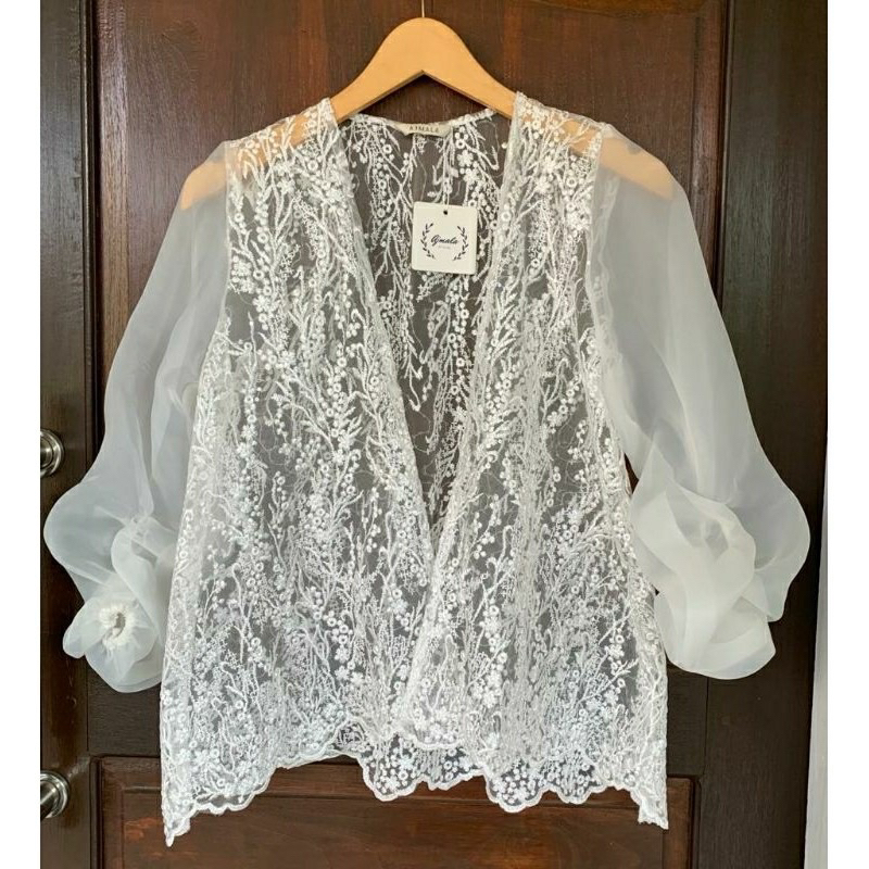 Jual [New] Brokat outer lace/ organza outer / kondangan outer / kebaya ...