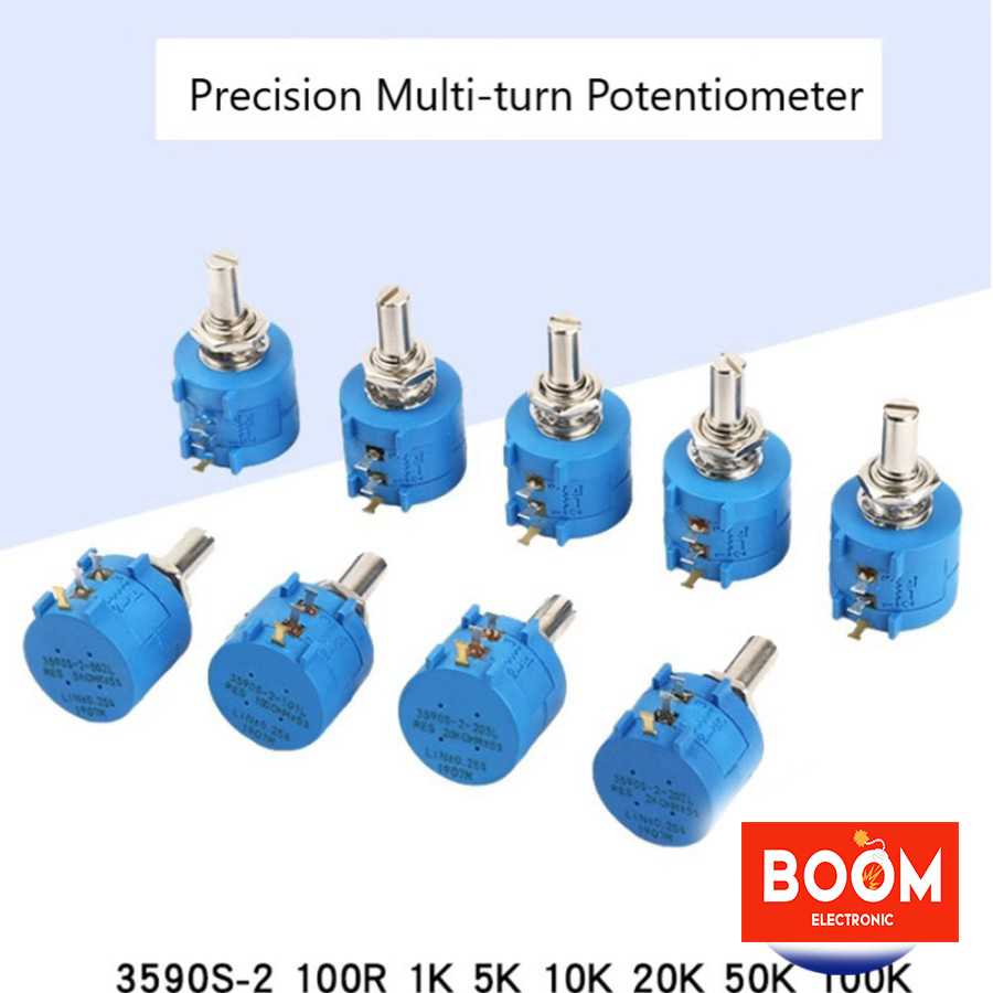 Jual Potentiometer Precision Multi-Turn 3590S-2 (8318) | Shopee Indonesia
