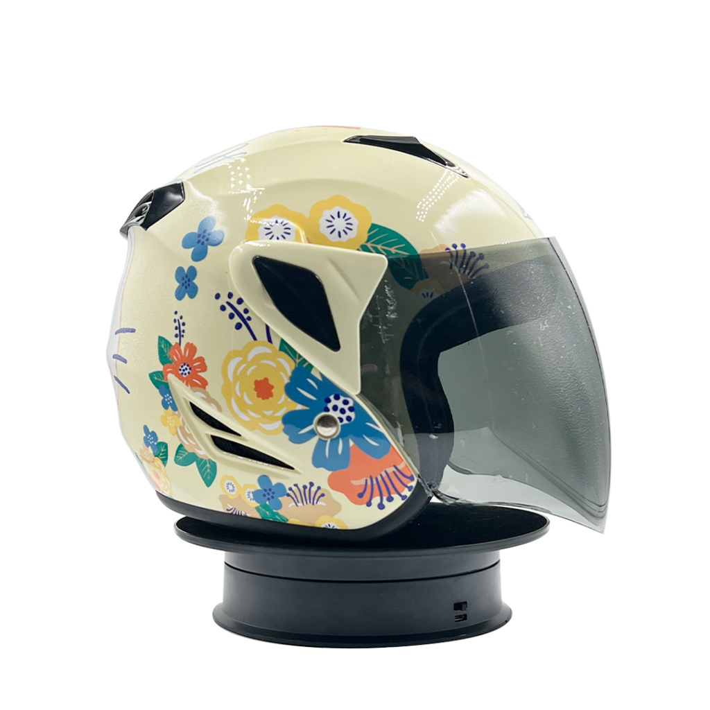 Jual Helm Asca Fighter Kids Hello Kitty Cream | Shopee Indonesia