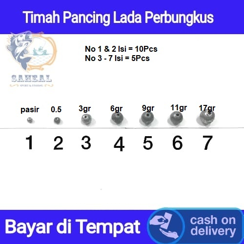 Jual Pemberat Pancing Model Lada / Timah Lada Perbungkus | Shopee Indonesia