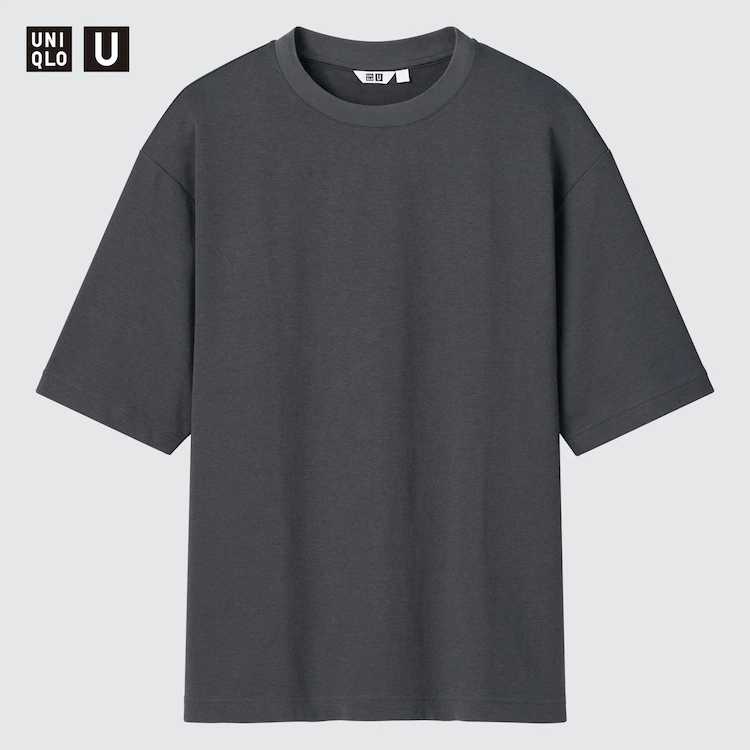 Jual Uniqlo U AIRism Cotton Crew Neck Oversize T-Shirt | Shopee Indonesia
