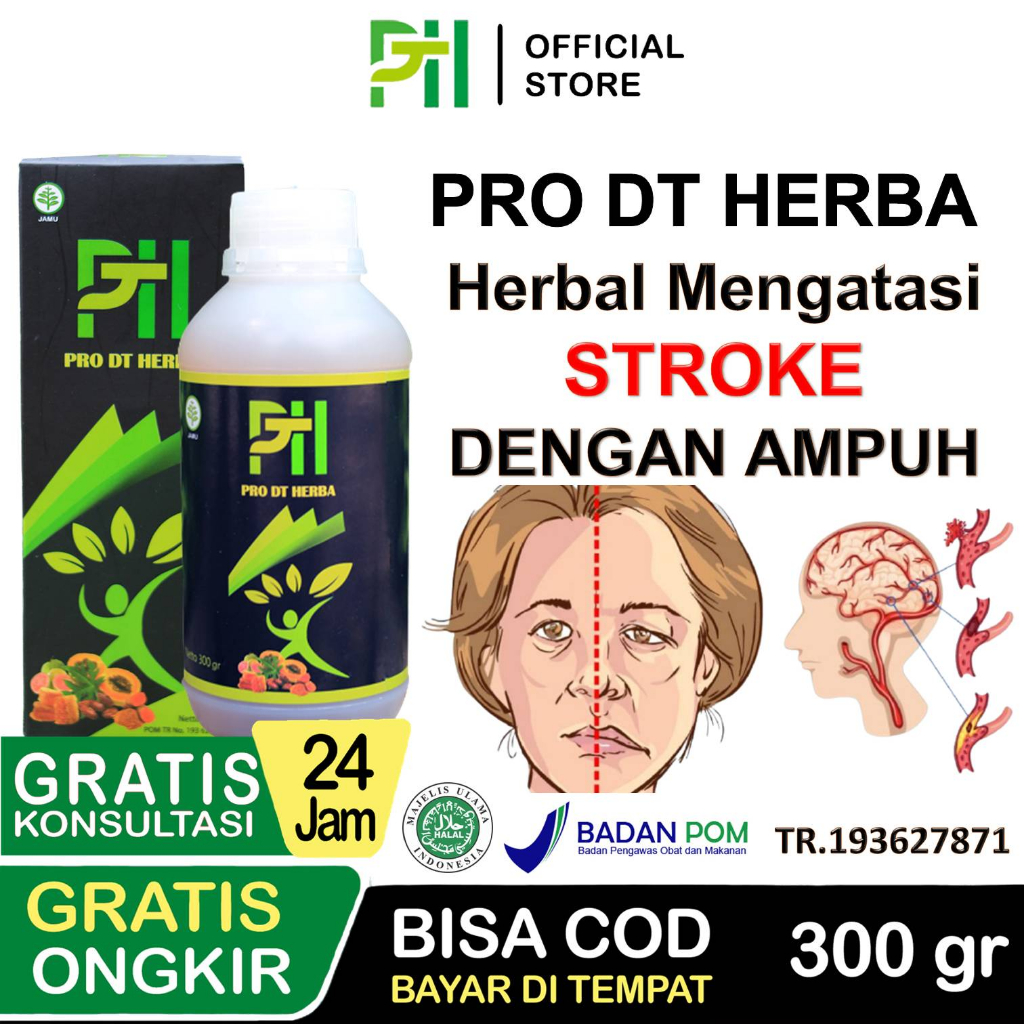 Jual Obat struk stroke herbal ringan dan berat paling ampuh pro dt ...