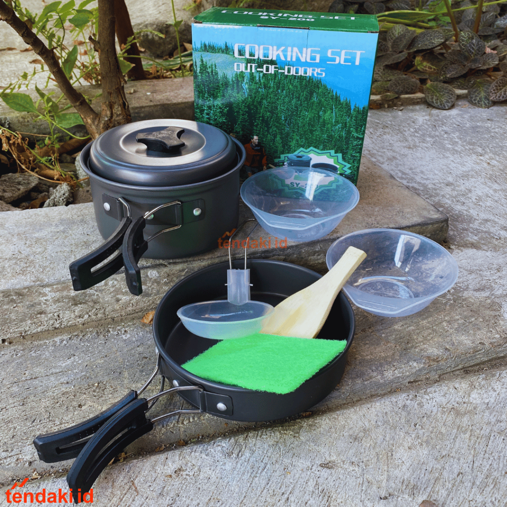 Jual Alat Masak Camping SY 301 / Alat Masak Outdoor / Nesting Kemah / Alat Masak Gunung / SY 300 ...