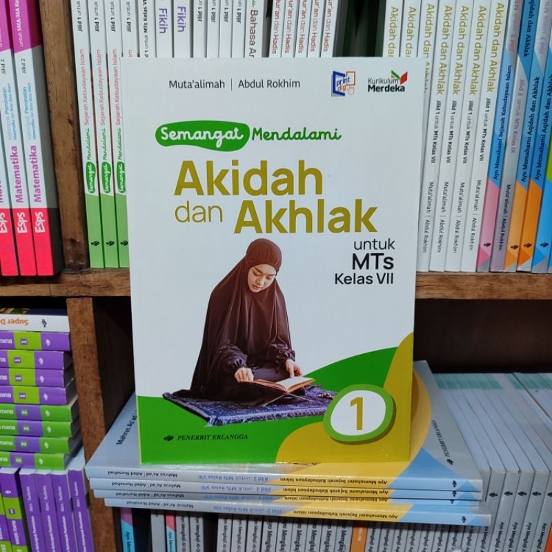 Jual Buku Semangat Mendalami Fikih, Arab, Akidah, Hadis, SKI Kelas 7 MTs Kurikulum Merdeka ...