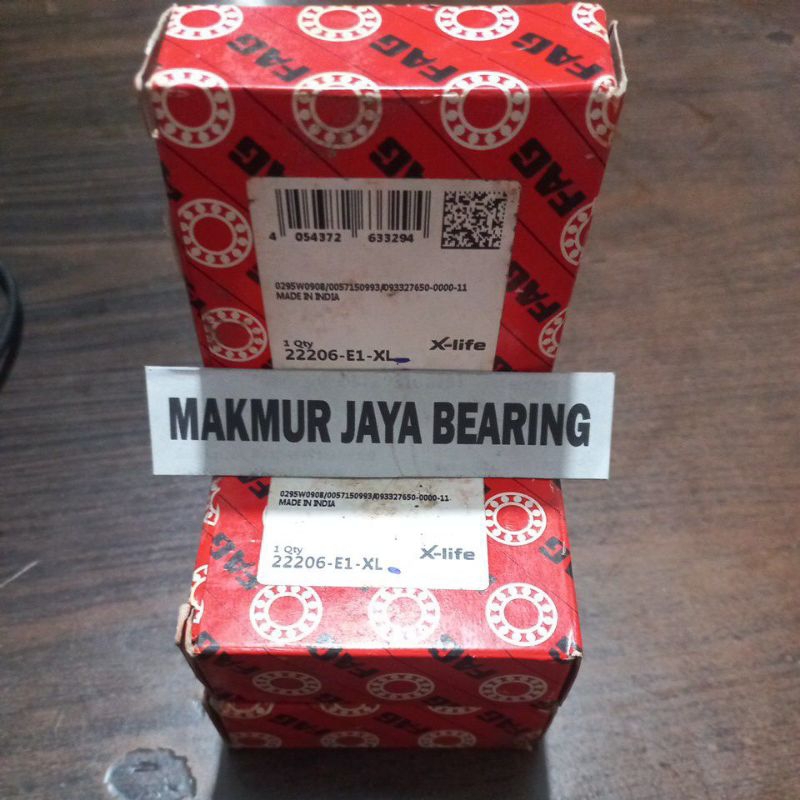 Jual SPHERICAL ROLLER BEARING 22206 E1-XL / bering 22206 E FAG | Shopee ...