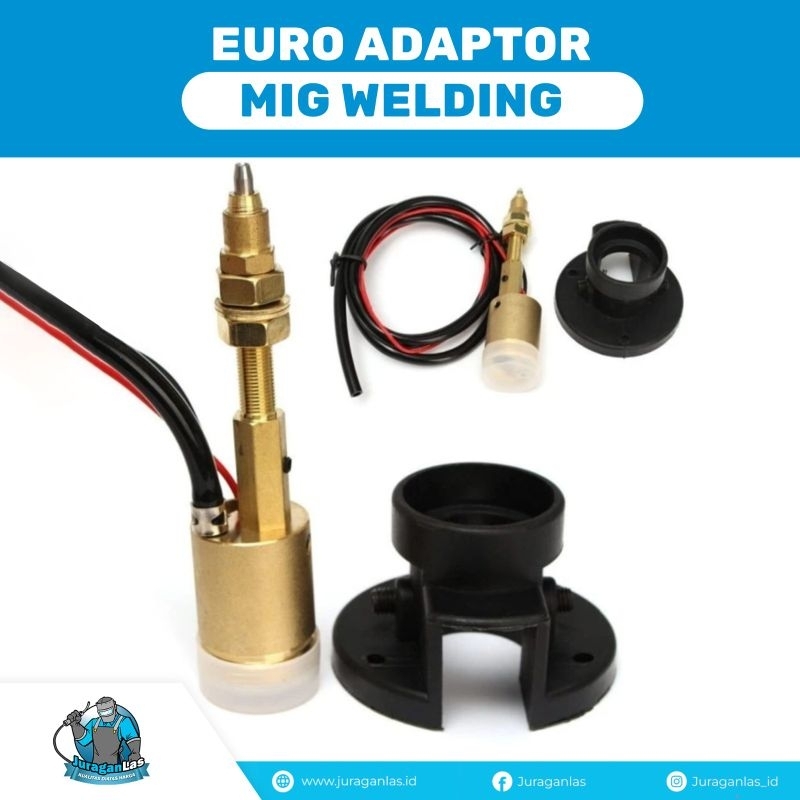 Jual Euro Adaptor Mig Welding Panel Socket Connector Central Mesin Mig ...