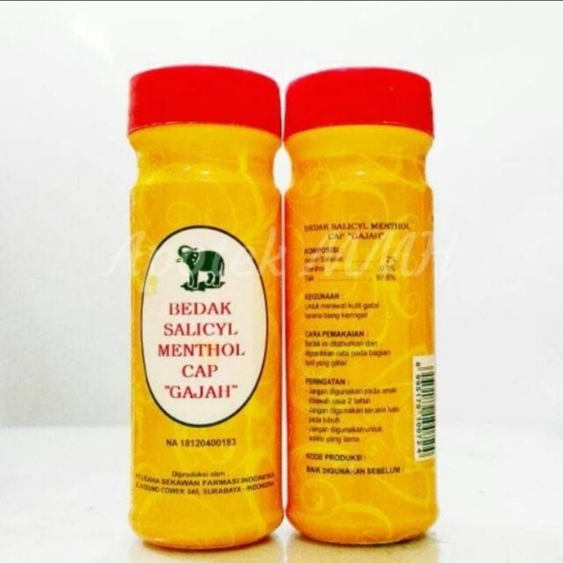 Jual BEDAK SALICYL MENTHOL CAP GAJAH MERAH NETTO 100 ML | Shopee Indonesia