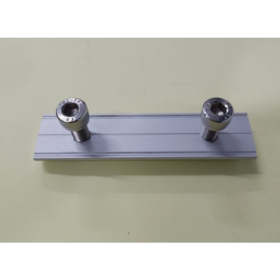 Jual Bracket Panel Surya Model Rail Joint Splice Kit Aluminium ...