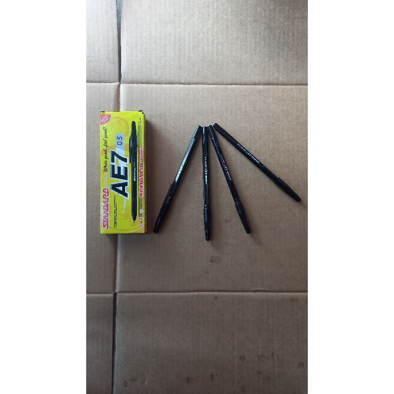 Jual bolpen pena standar AE7 standar original 1pack 12 pcs | Shopee ...