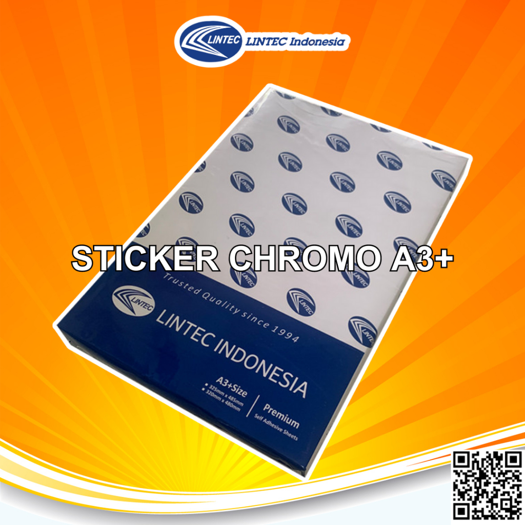 Jual Lintec Sticker Label Chromo Bontak stiker kromo Glossy A3+ | Shopee Indonesia