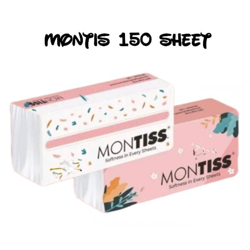 Jual Tisu Montiss 150s - Facial Tissue 150 sheets / Montiss Facial ...