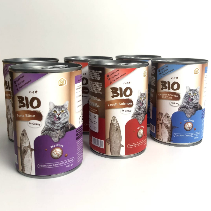Jual BIO Cat WET Food 400gr - Makanan Basah BIO CAT Kaleng 400gr ...