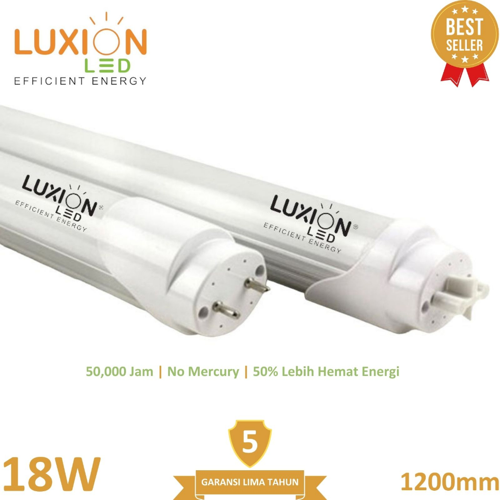 Jual LUXION LED LAMPU T8 18W GARANSI 5 TAHUN | Shopee Indonesia