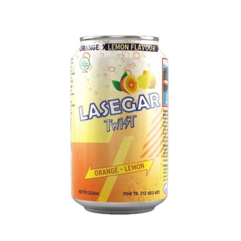 Jual Lasegar twist minuman penyegar Orange-Lemon leci-lemon 320 ml ...