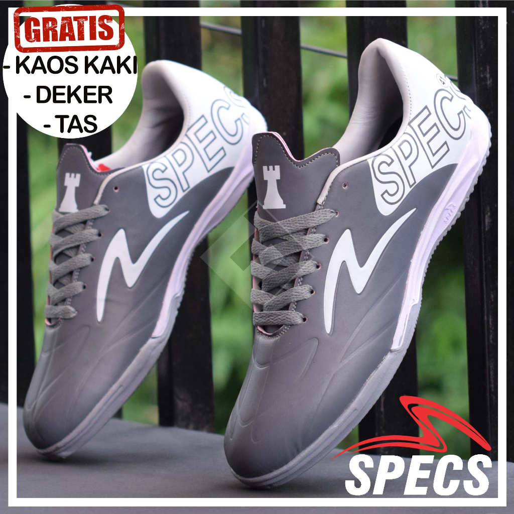 Jual Sepatu Futsal Estadio Raider Grade Ori Olahraga Pria - White Grey ...