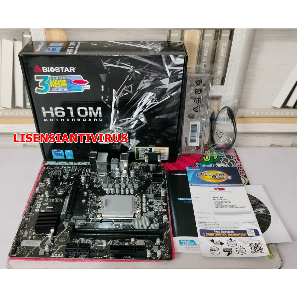 Jual Motherboard BIOSTAR H610MHP Intel H610 LGA 1700 Matx PCIE4 DDR4 ...