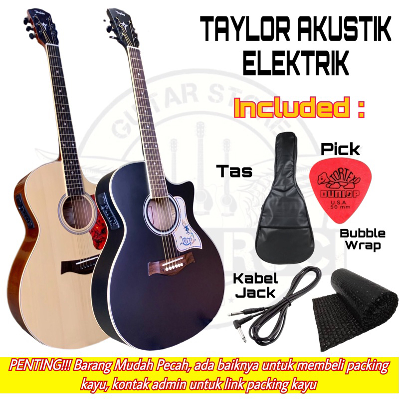 Jual Taylor Akustik dan Elektrik | Gitar Taylor Akustik | Gitar Akustik Elektrik | Guitar Store ...