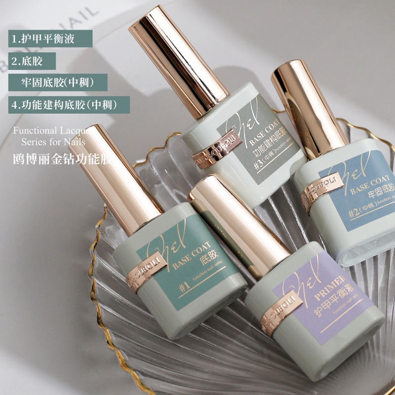 Jual OUBOLI COLLECTION 15ML TOP COAT BASE COAT PREMIUM QUALITY ...