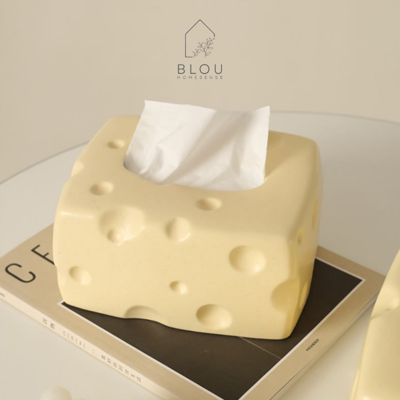 Jual Kotak Tempat Tissue Tisu Unik Bentuk Keju Cheese Tissue Box ...