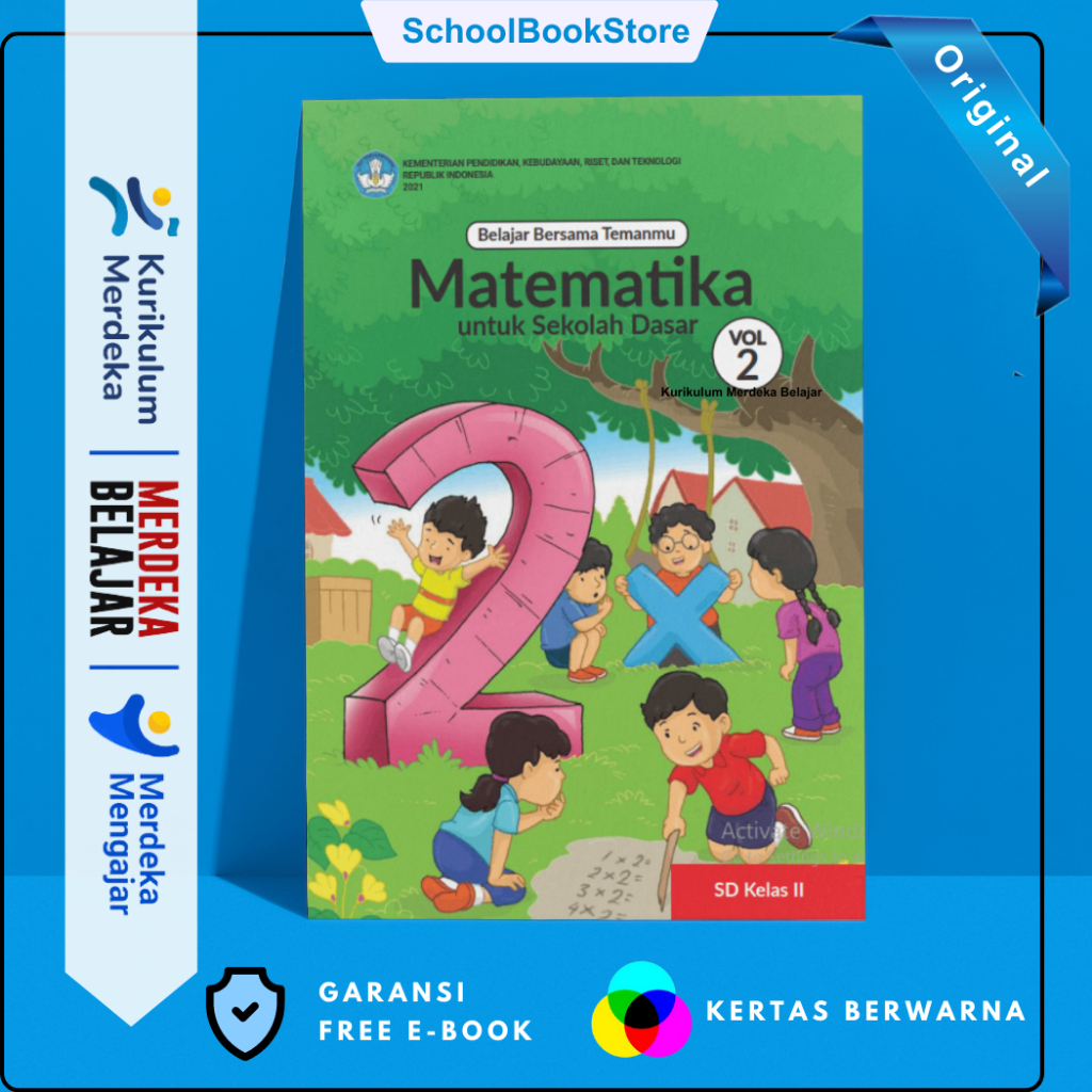 Jual Buku Matematika Kelas 2 SD Kurikulum Merdeka Belajar Terbaru ...