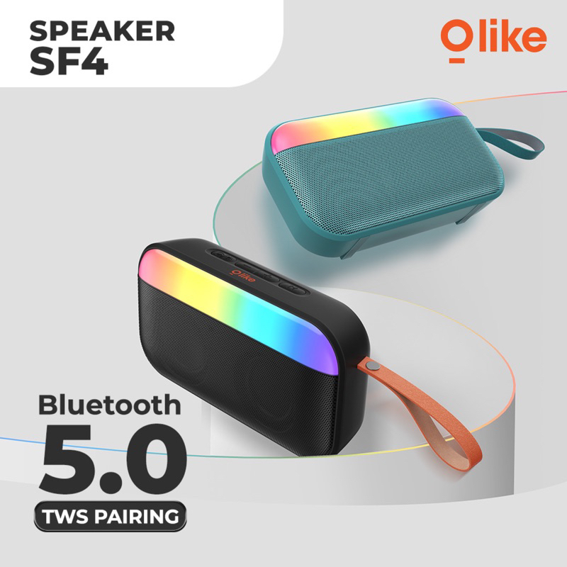 Jual OLIKE SF4 SPEAKER BLUETOOTH PORTABLE STEREO TWS WIRELESS SPEAKER ...