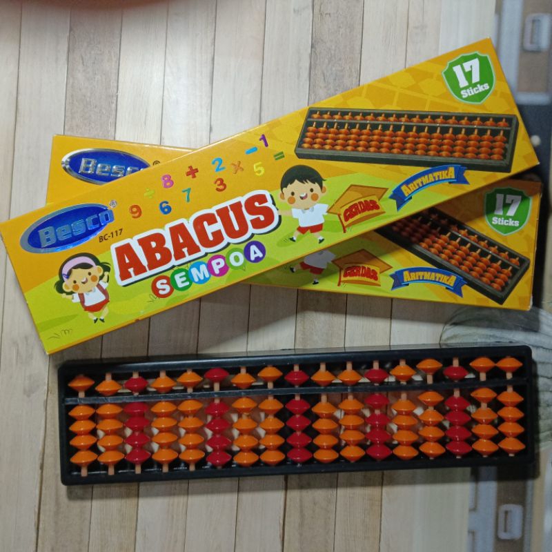 Jual ALAT HITUNG SEMPOA ABACUS 17 TIANG | Shopee Indonesia