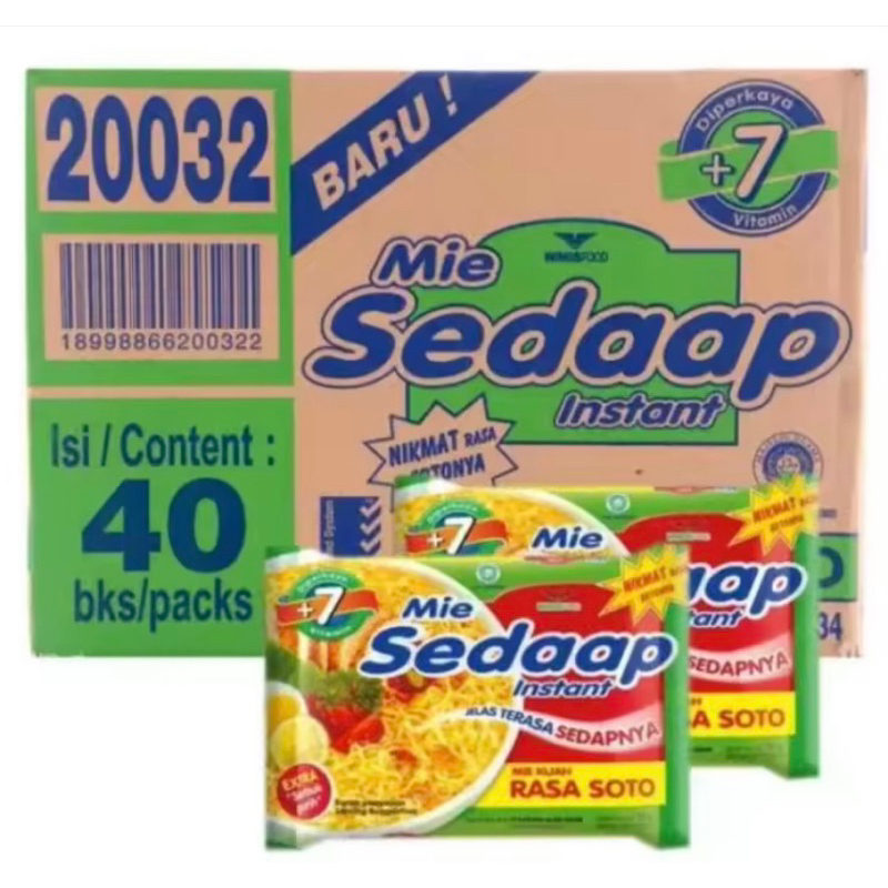 Jual MIE SEDAAP ALL VARIAN 1 DUS | Shopee Indonesia