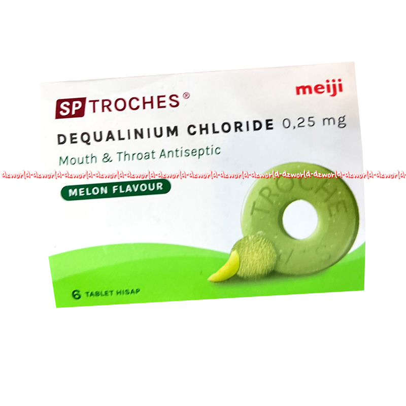Jual Meiji Sp Troches Dequalinium Chloride 6Tablet Melon Flavour Hisap ...