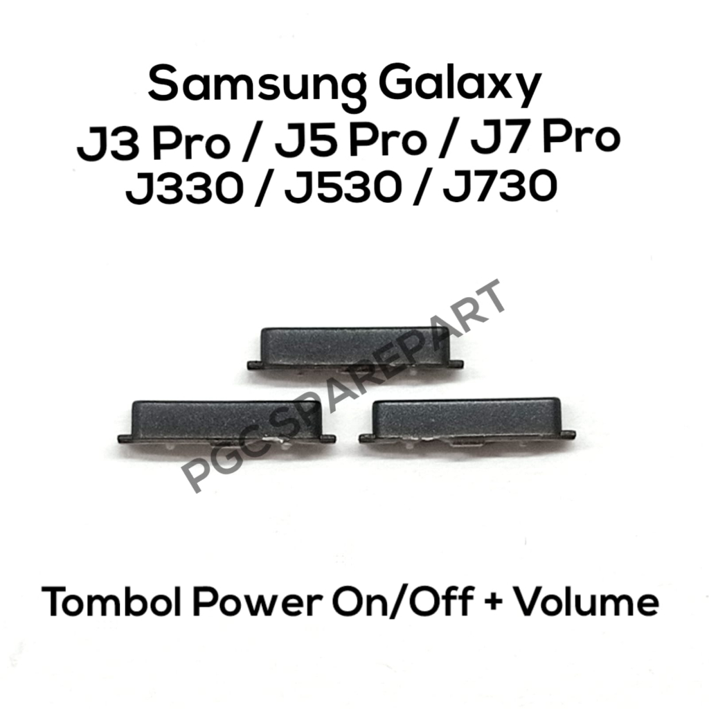 Jual Tombol 1 set Power On Off Volume Samsung Galaxy J3 Pro / J330 / J5 ...