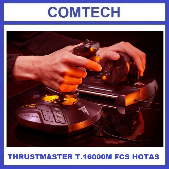 Jual Thrustmaster T.16000M FCS HOTAS Joystick Rudder Flight Simulator ...