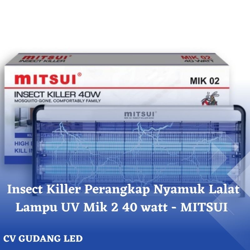 Jual Insect Killer Perangkap Nyamuk Lalat Lampu UV MIK 2 40 watt ...