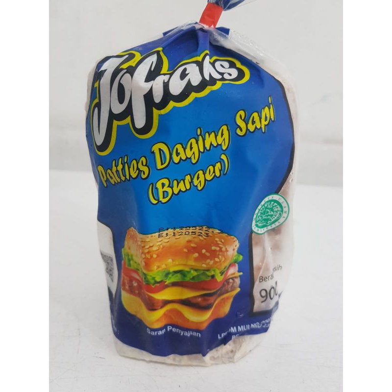 Jual JOFRANS PATTIES DAGING SAPI 300GR(6pc) DAN 900GR(15pc)/BURGER ...