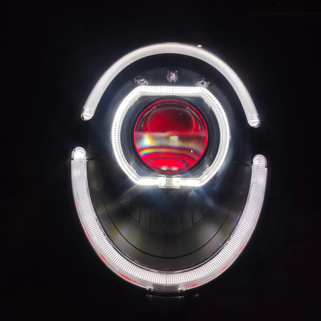 Jual HEADLEMP SCOOPY ESP K93 2017-2019 COSTUM BILED AES | Shopee Indonesia